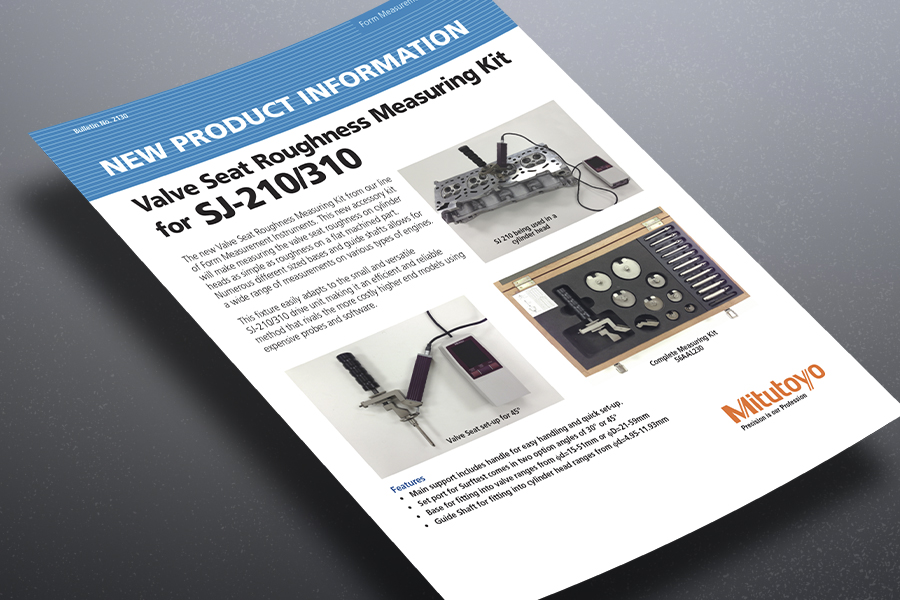VALVE SEAT MEASURING KIT - Mitutoyo